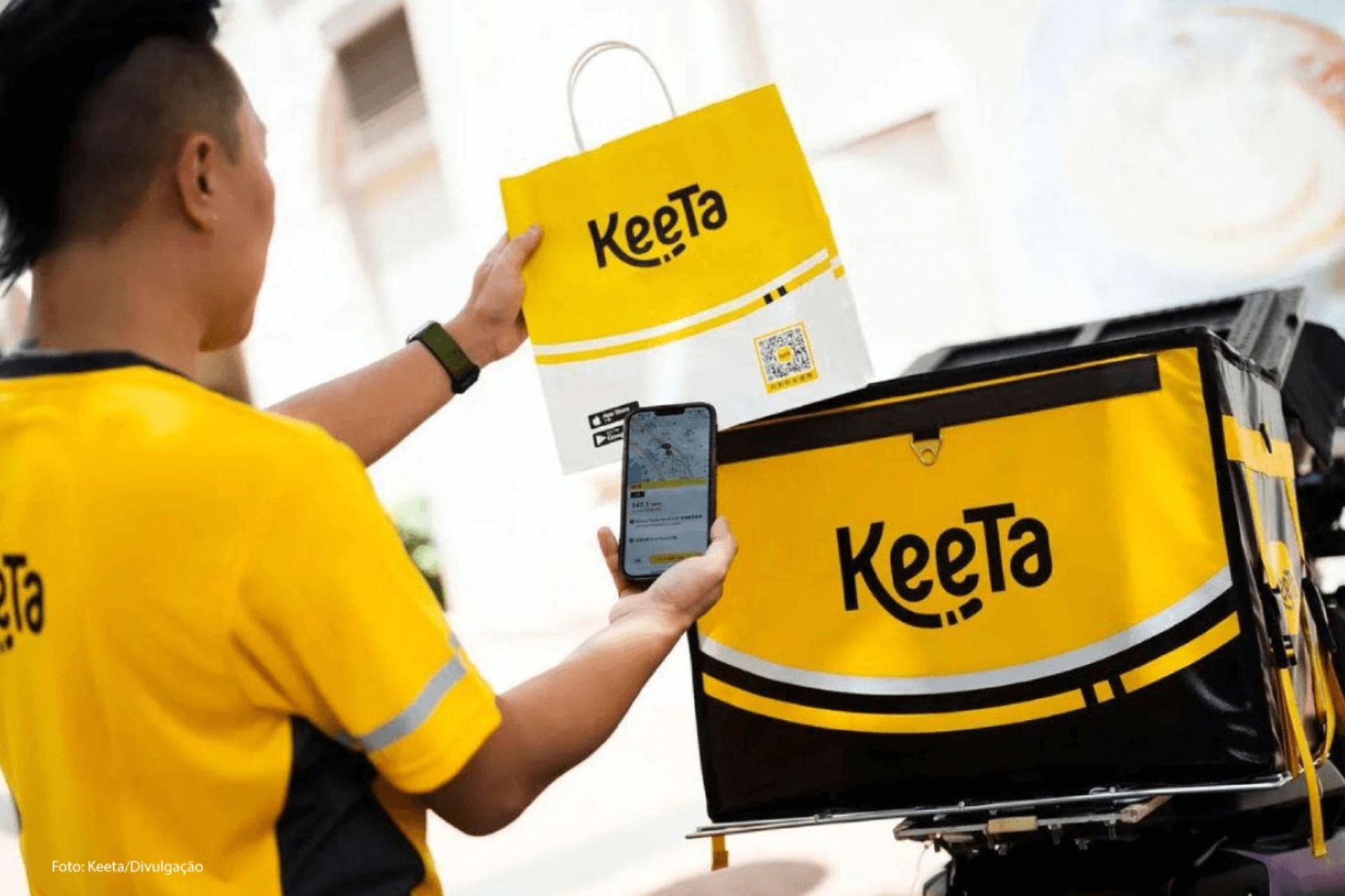 Keeta inicia projeto piloto de delivery no Brasil em Santos e São ...